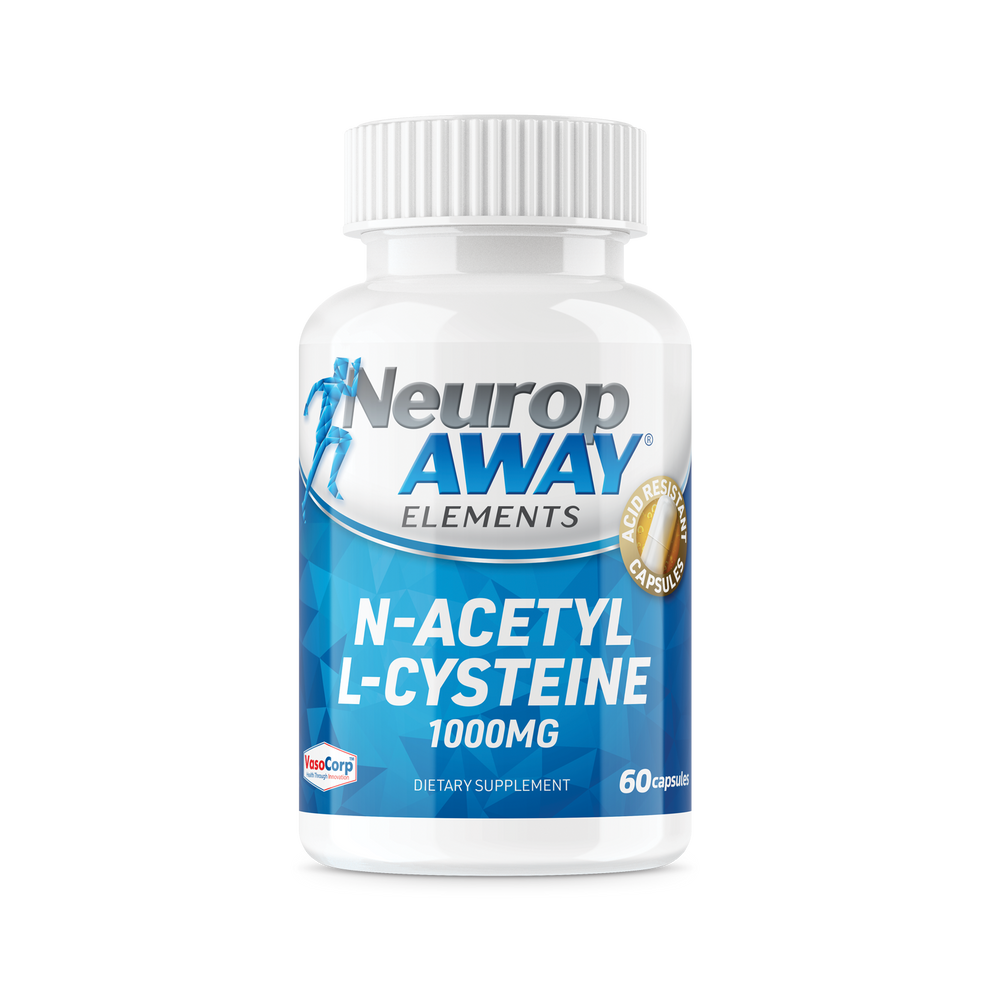 NeuropAWAY N-Acetyl L-Cysteine 1000mg 60ct Elements – VasoCorp
