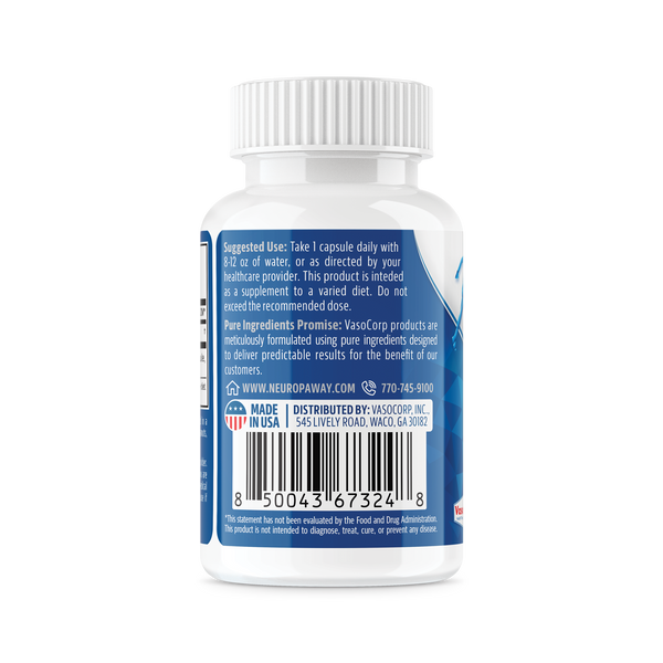 NeuropAWAY N-Acetyl L-Cysteine 1000mg 60ct Elements – VasoCorp